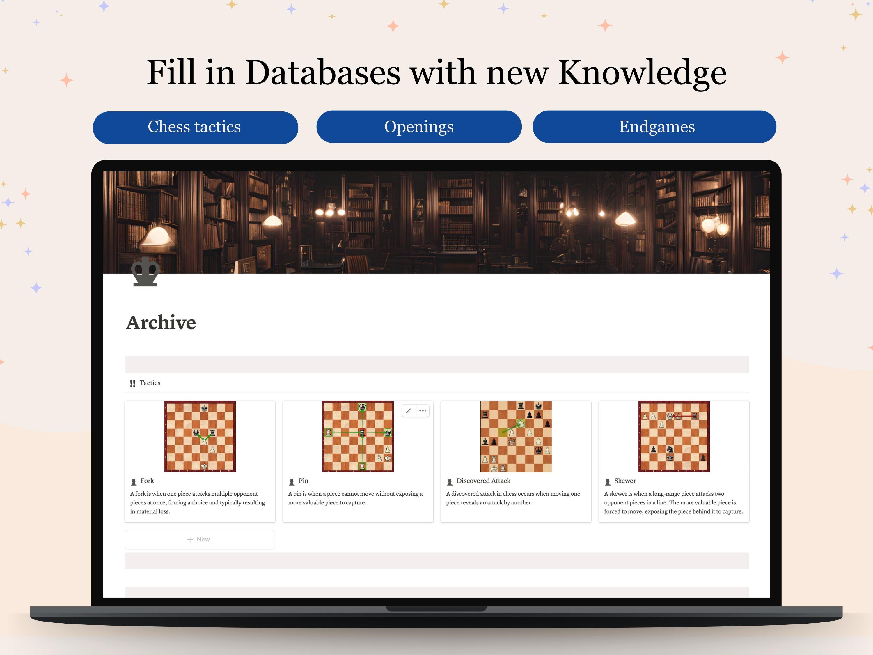 Chess Notion Template With Openings Endgames Databases Chess Study ...