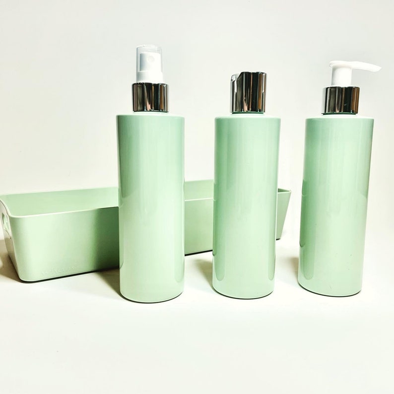 500ml Empty Sage Green Plastic Mrs Hinch Plain Bottles With - Etsy UK