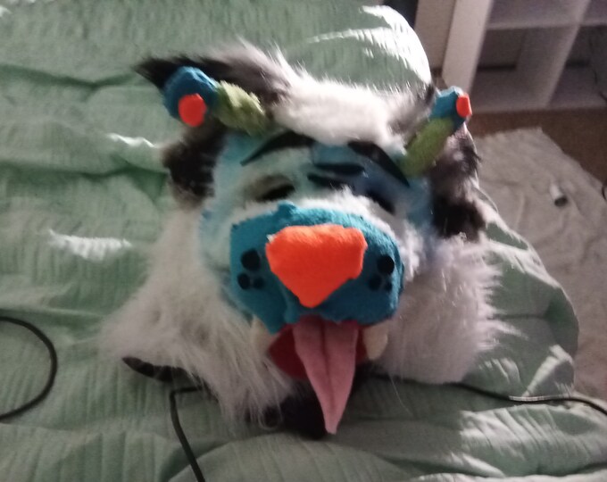 Alien Dog Fursuit (head Only) Fixer Upper. READ DESCRIPTION PLEASE! - Etsy