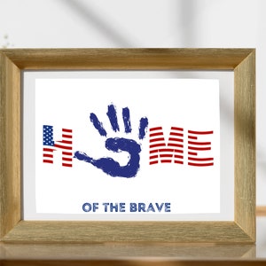 4th of July Handprint Art, Independence Day Handprint Art Bundle ...