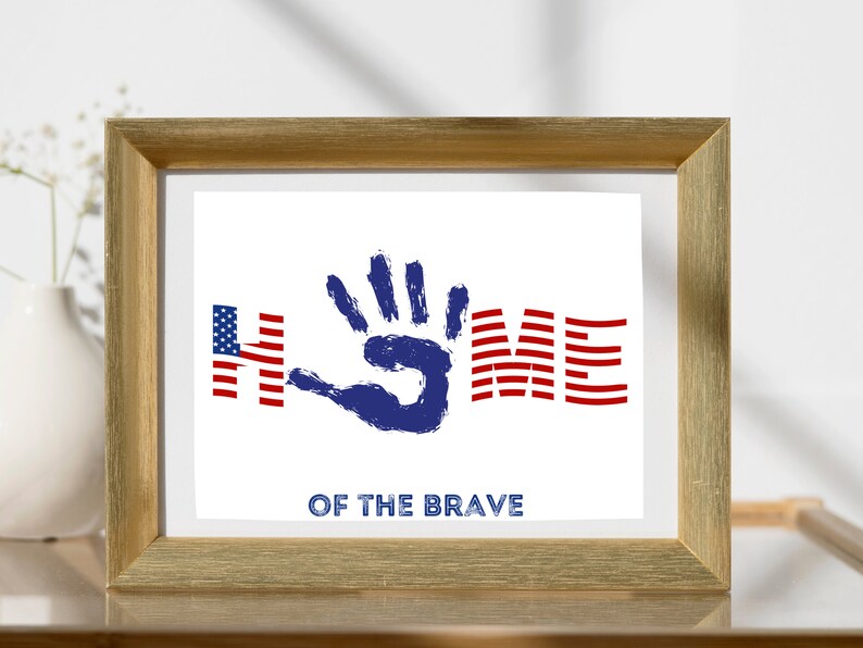 4th of July Handprint Art, Independence Day Handprint Art Bundle ...