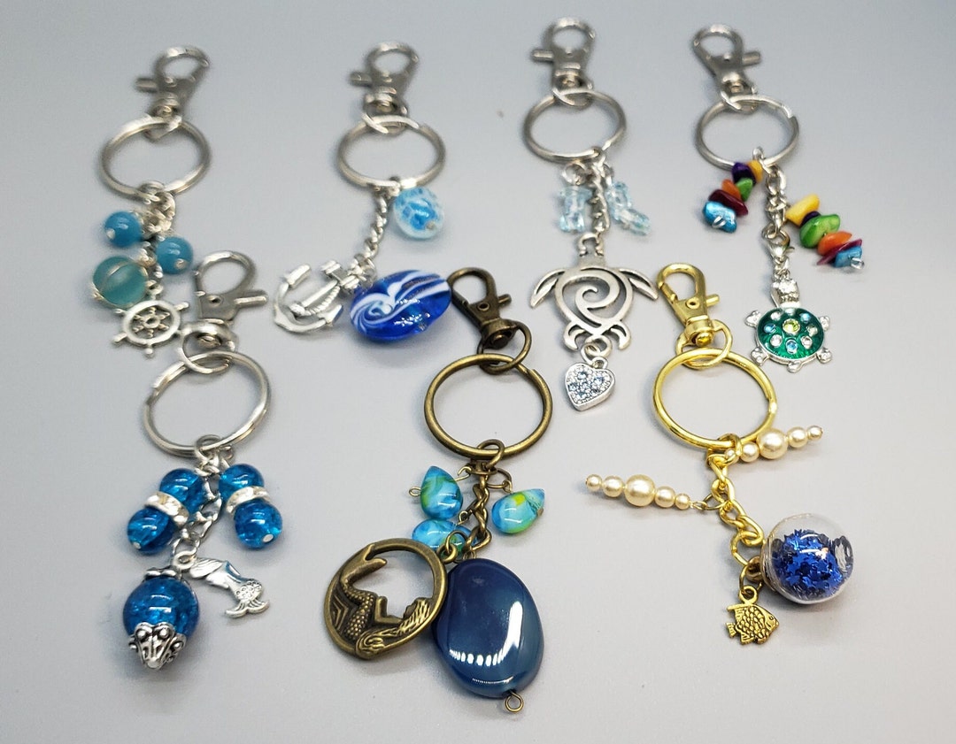 Ocean Themed Keychains - Etsy