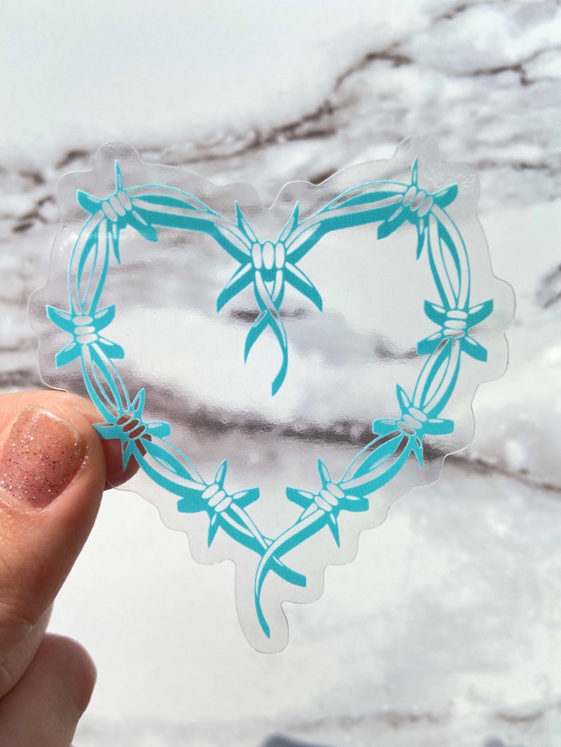 Karol G Stickers Baby Blue Clear Stickers Karol G Stickers - Etsy