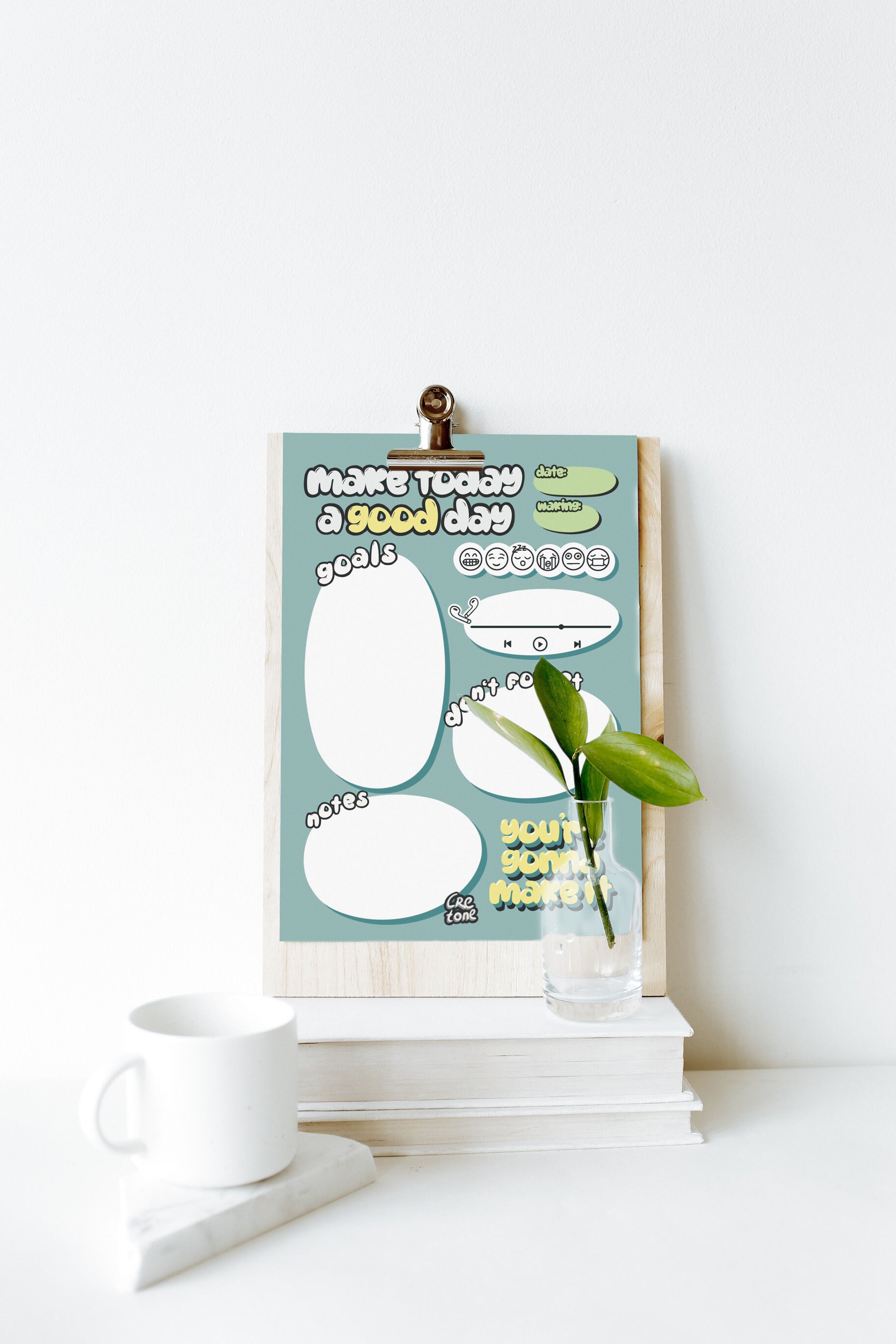 A5 Daily Planner in Pastel Colors Daily Planner Notepad Minimal to Do ...