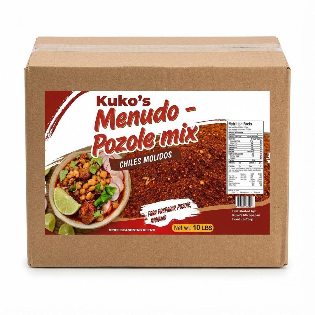 Pozole Menudo Rojo Sazon Chiles Molidos Spice Mix 10lbs (4.5 Kg) - Etsy