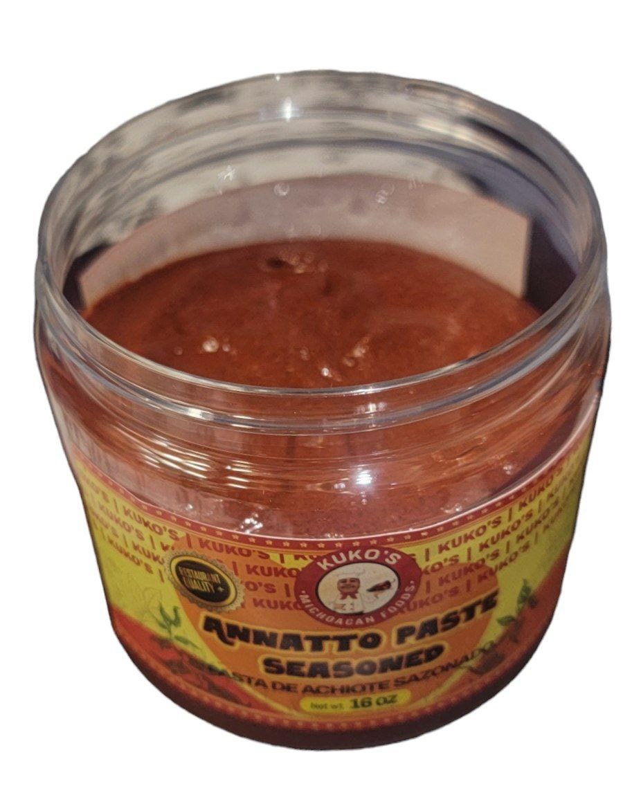 Achiote Annatto Seasoned Paste Adobo Marinade Sazonado 16oz 1lbs Cocina ...