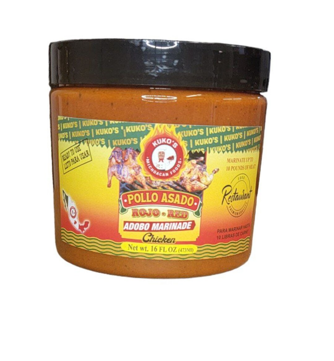 16 Oz. Pollo Asado Rojo Cup Marinade. Good for Grilling BBQ Cooking ...