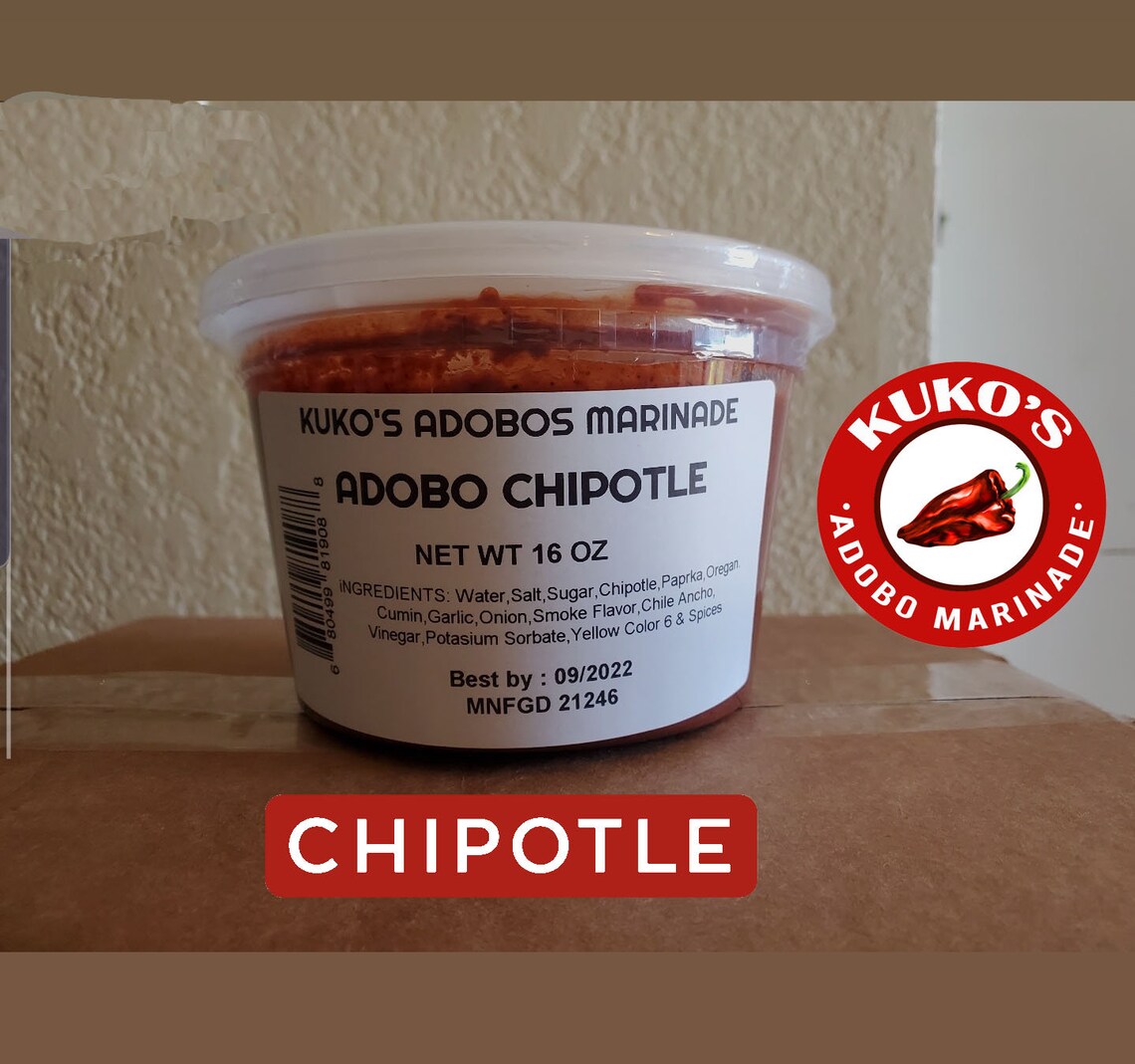 One Chipotle Adobo Marinade and One Barbacoa Chipotle Adobo - Etsy Canada