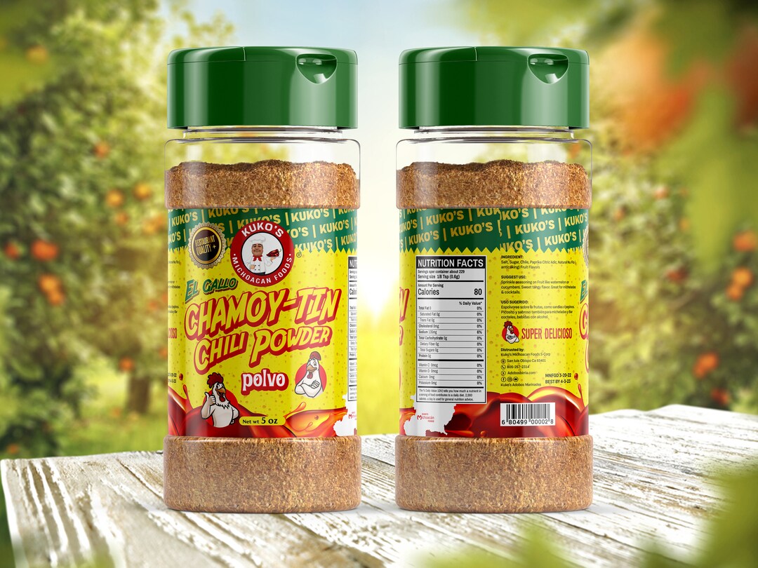 5 Oz. Chamoy-tin Chili Powder Seasoning - Etsy