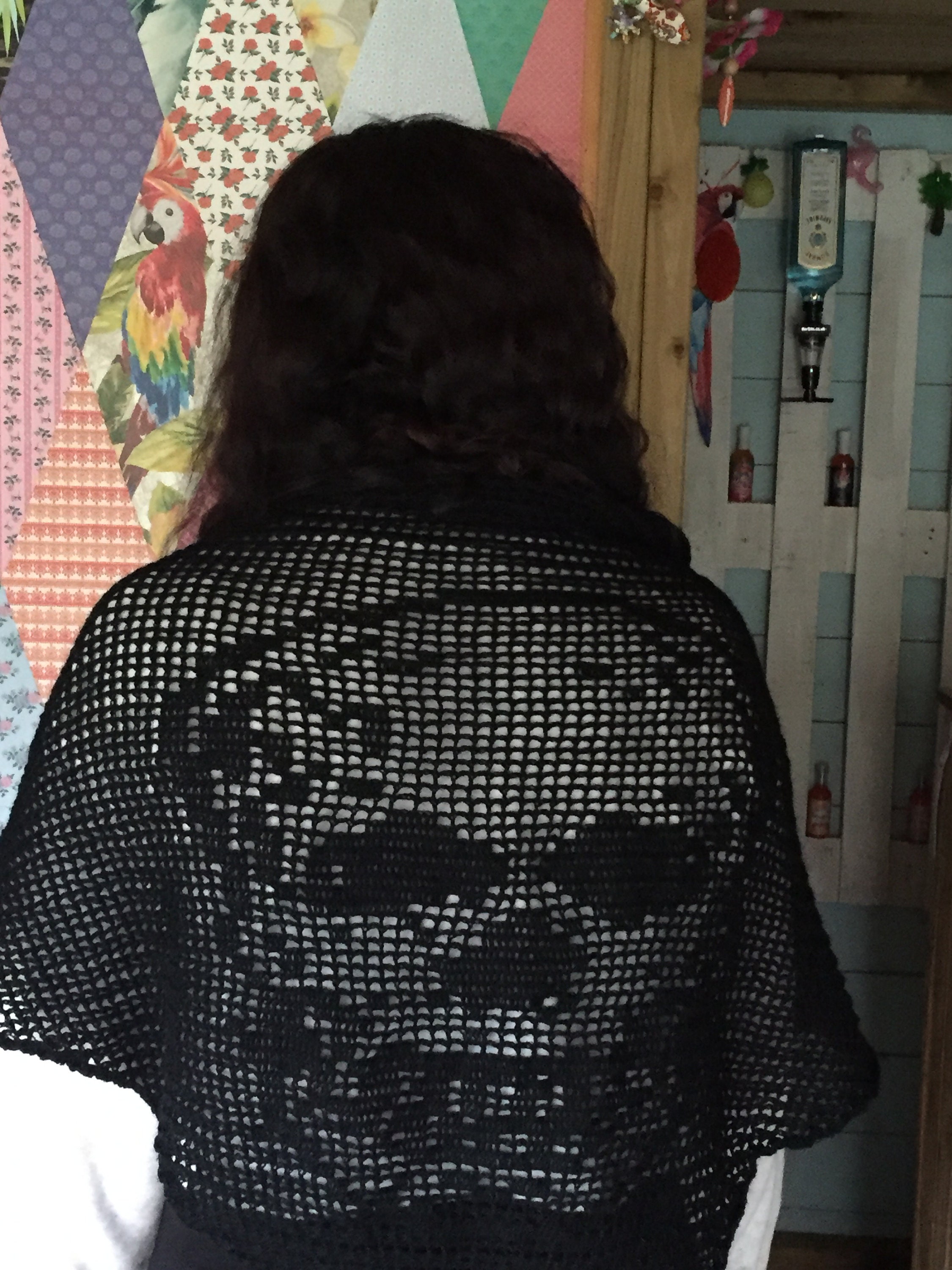 Filet 'skull and Bats' Crochet Chart Pattern for - Etsy