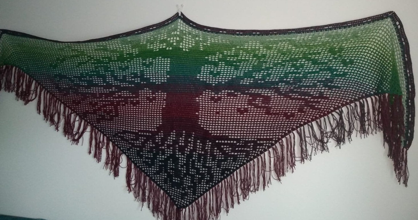 Filet 'tree of Life' Crochet Chart Pattern for - Etsy
