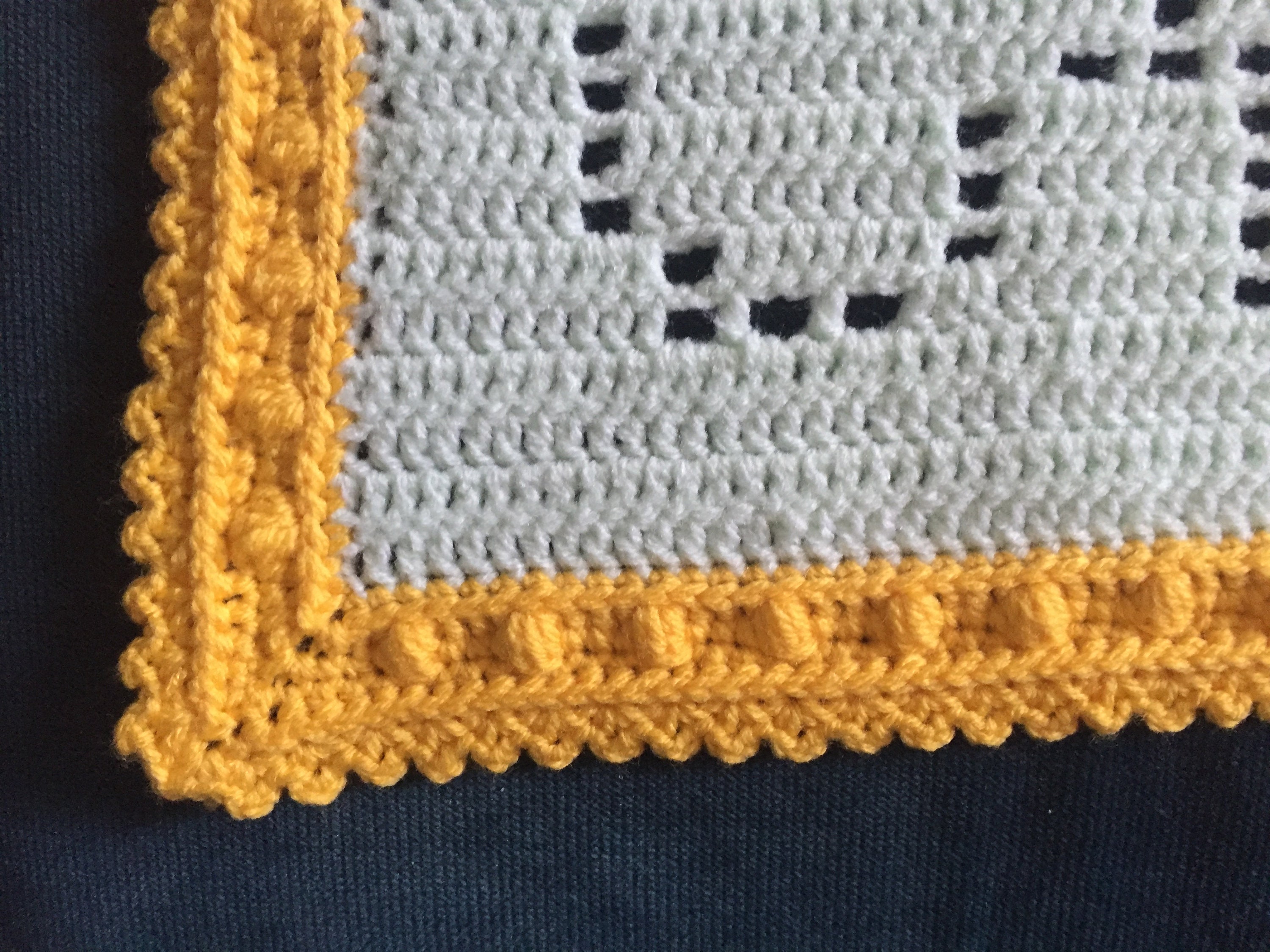 Filet Crochet Chart Pattern 'cancer Star Sign' Baby Blanket or Nursery ...