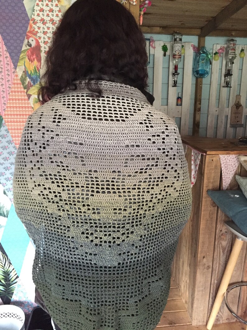 Filet 'dream Wolf' Crochet Chart Pattern for - Etsy