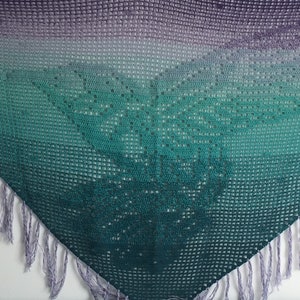 Filet 'hummingbird With Orchids' Crochet Chart Pattern for Shawl/wall ...