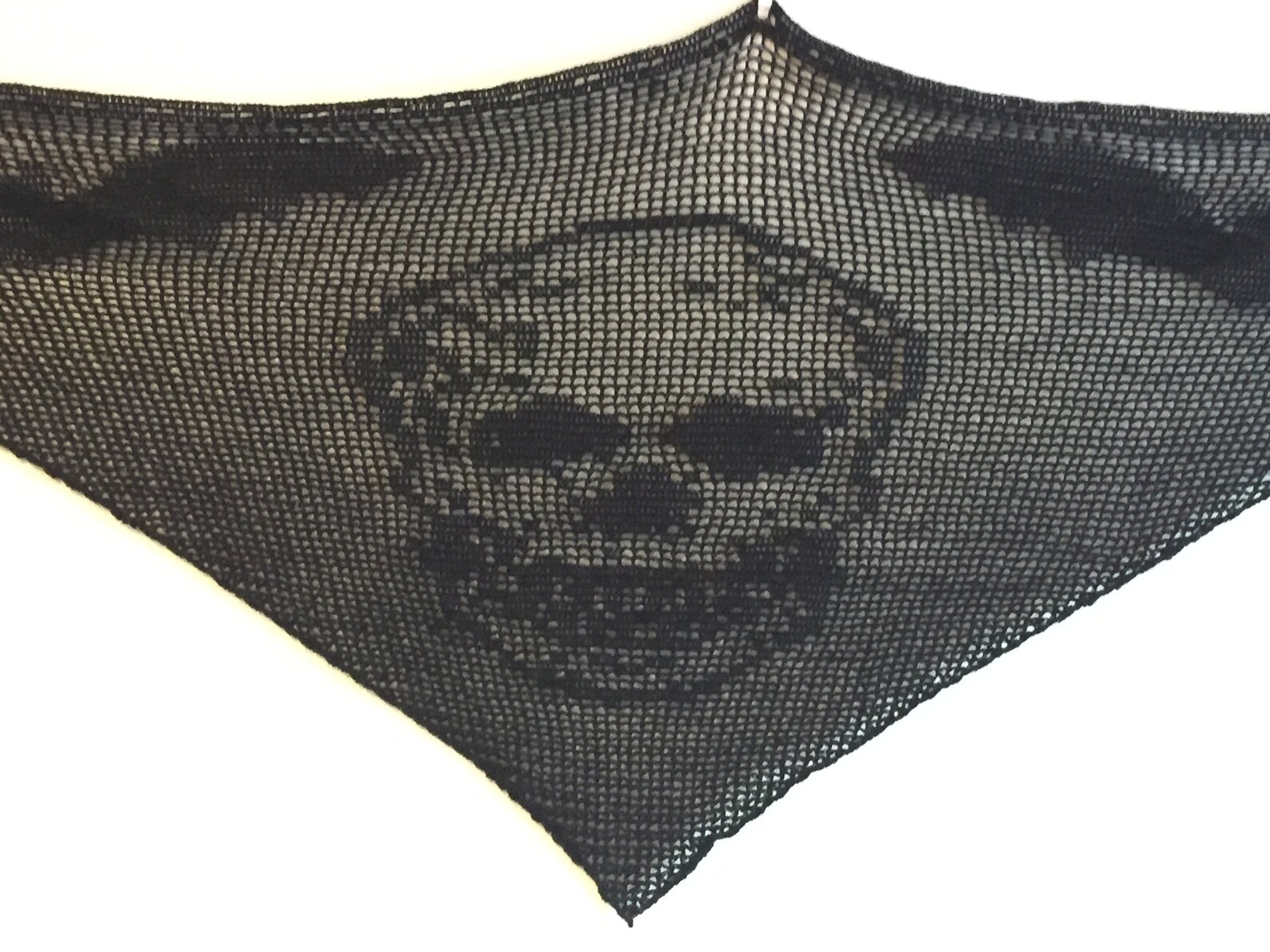 Filet 'skull and Bats' Crochet Chart Pattern for - Etsy