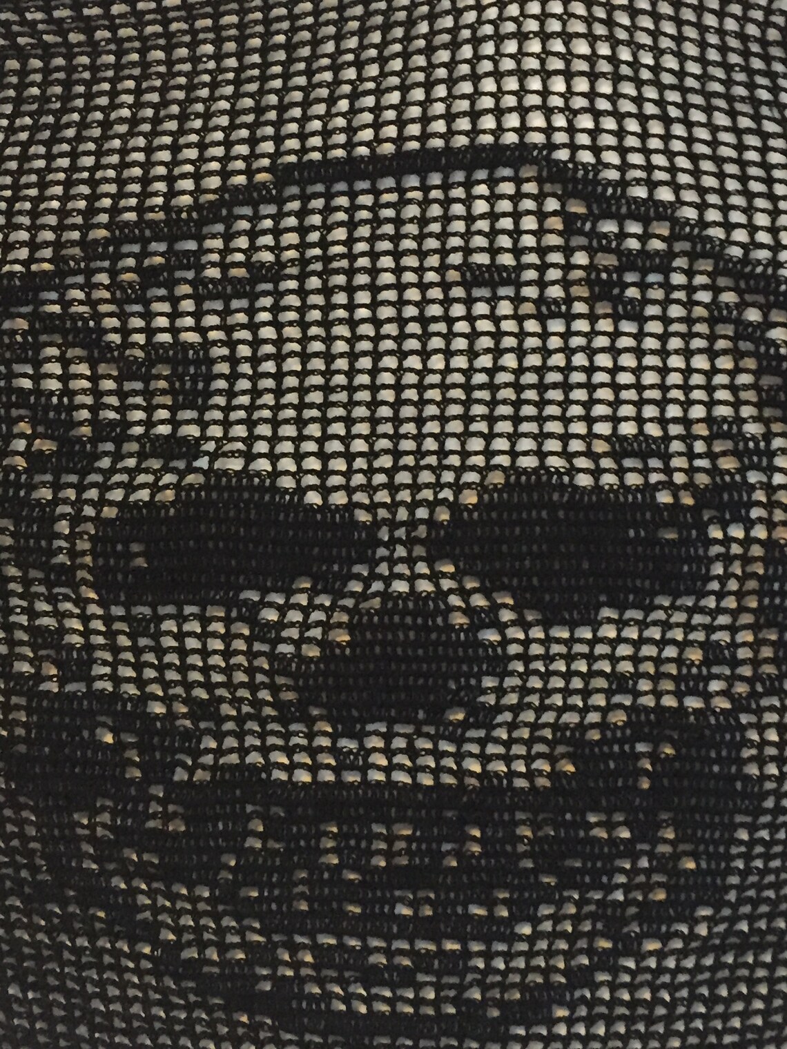 Filet 'skull and Bats' Crochet Pattern for Shawl/wall - Etsy Canada