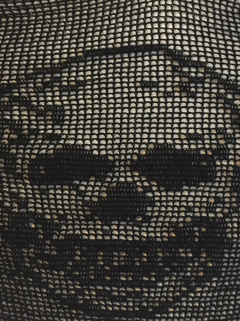 Filet 'skull and Bats' Crochet Chart Pattern for - Etsy
