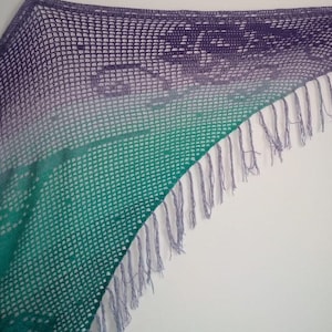 Filet 'hummingbird With Orchids' Crochet Chart Pattern for Shawl/wall ...