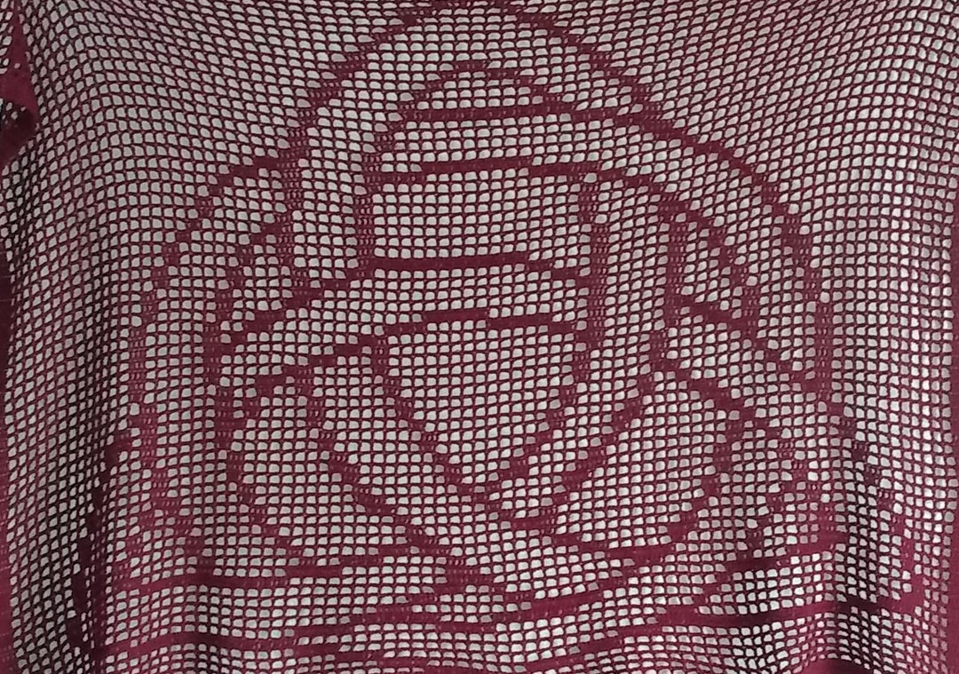 Filet 'celtic Trinity Knot' Crochet Chart Pattern for Blanket/wall ...