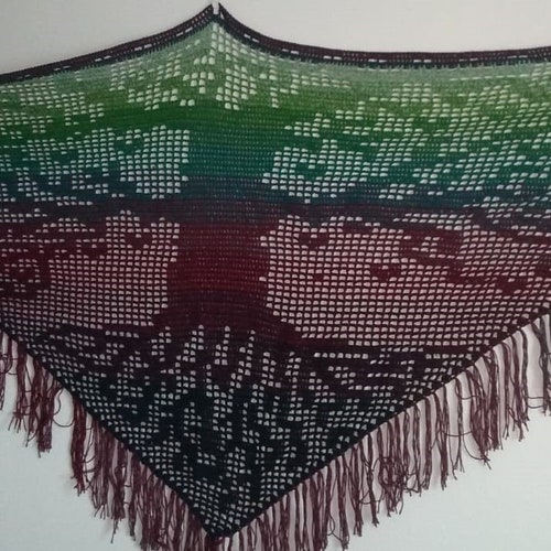 Filet 'tree of Life' Crochet Chart Pattern for - Etsy