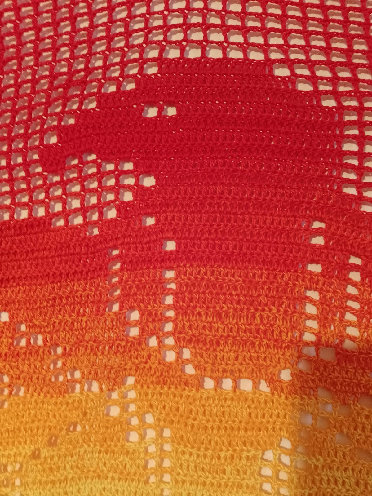 Filet 'phoenix' Crochet Chart Pattern for Shawl/wall Hanging. PDF FILE ...