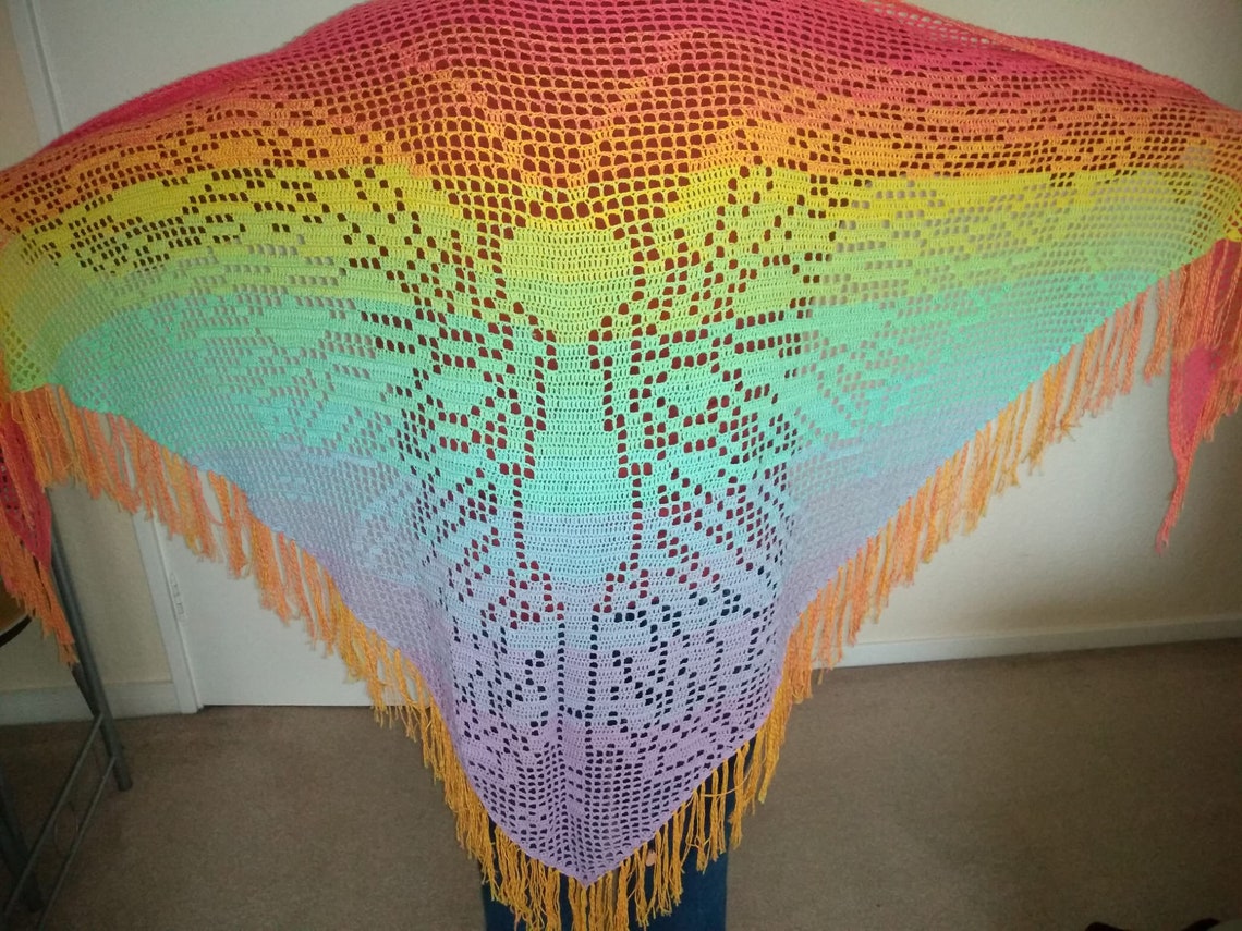 Filet 'flutter-by Butterfly' Crochet Chart Pattern for - Etsy