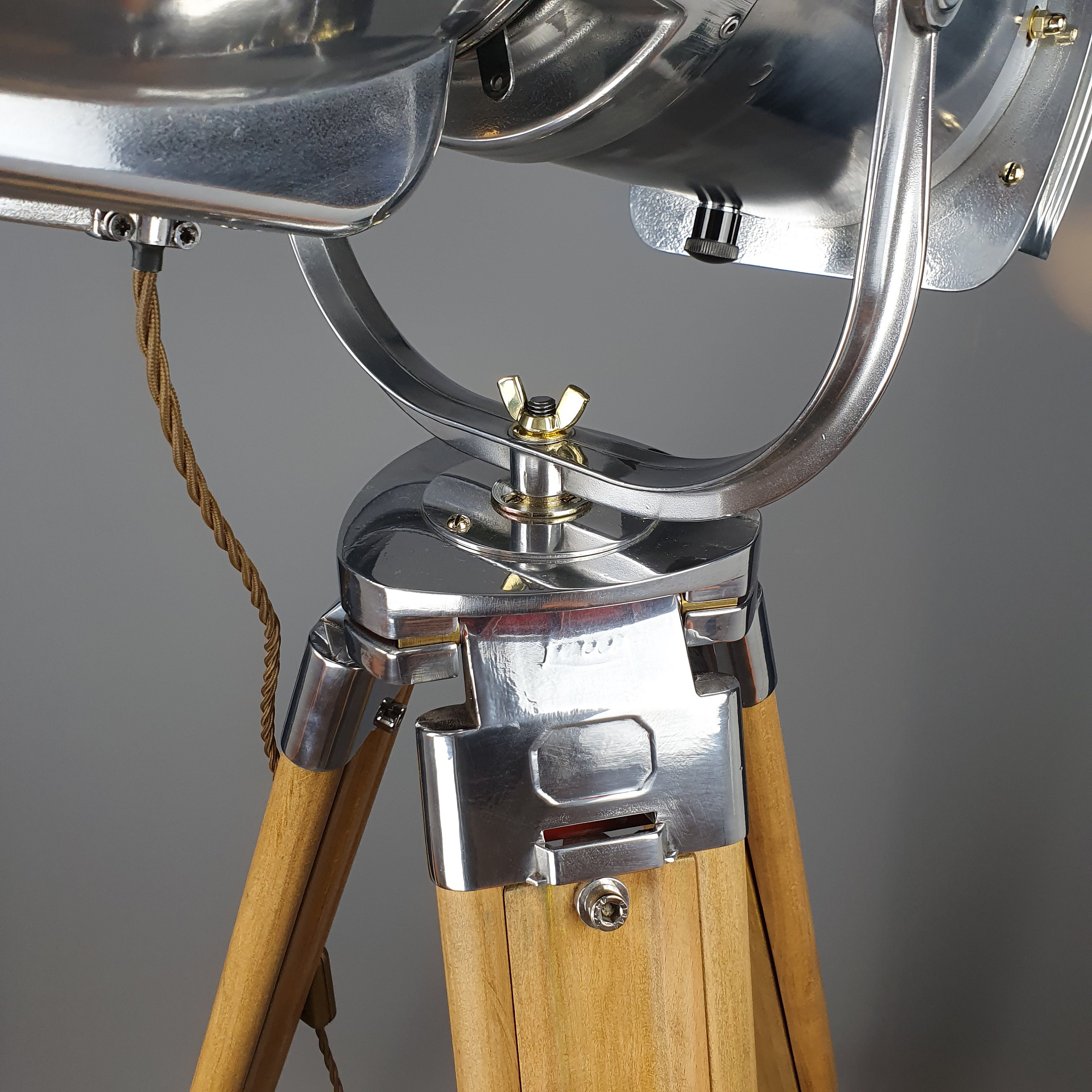 Strand Patt 23N Tripod Theatre Spotlight Midcentury Upcycled - Etsy UK