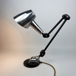1960s EDL Silver Star Industrial Articulated Task Lamp, Vintage ...