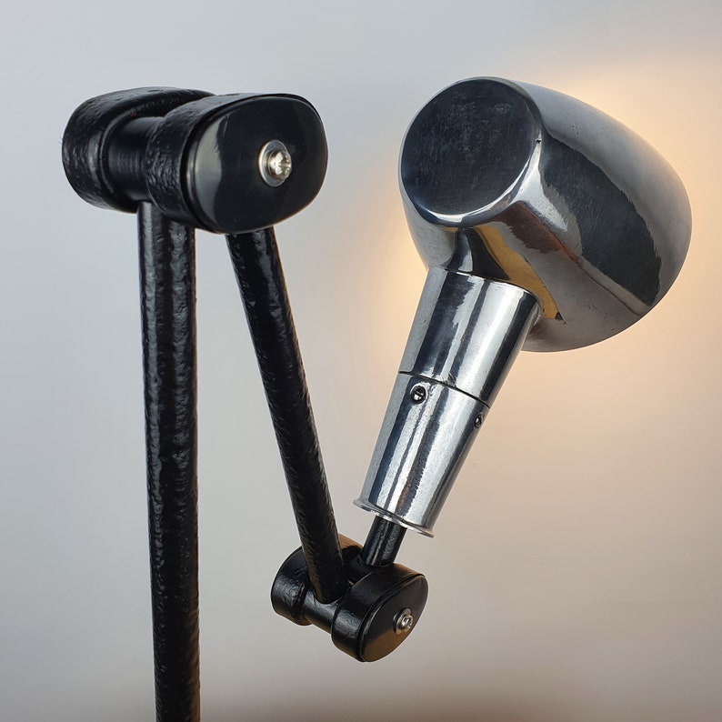 1960s EDL Silver Star Industrial Articulated Task Lamp - Etsy