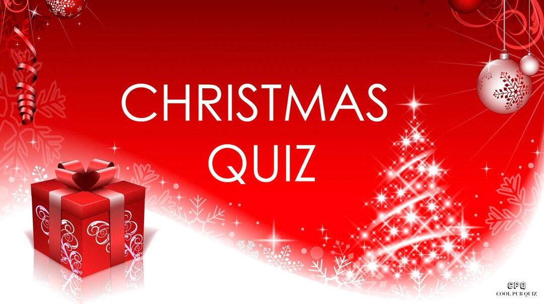Christmas Quiz Virtual Powerpoint Quiz for Zoom & Paper Pack Quiz ...