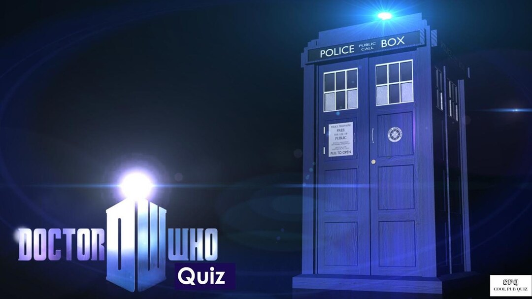 Doctor Who Quiz - Virtual Powerpoint Quiz for Zoom & Paper Pack Quiz ...