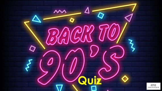 90's Quiz Virtual Powerpoint Quiz for Zoom & Paper Pack | Etsy