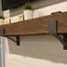 Simple Z Shaped Bracket for Open Shelving, Made From Three Inch Wide ...