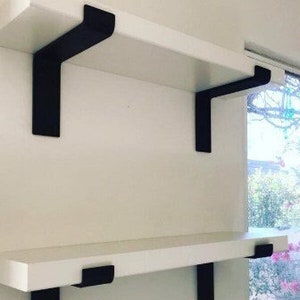 Simple Z Shaped Bracket for Open Shelving, Made From Three Inch Wide ...