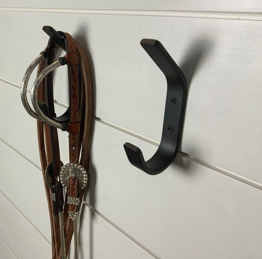 Handcrafted Horse Tack Hooks Modern Wall Hook, Made in the USA ...