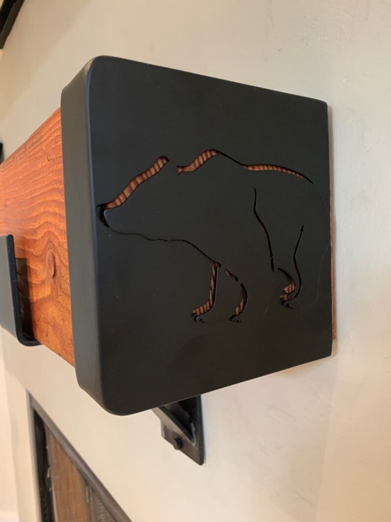 Mantle End Cap Decorative Metal Mantle Cap Rustic Decor for - Etsy