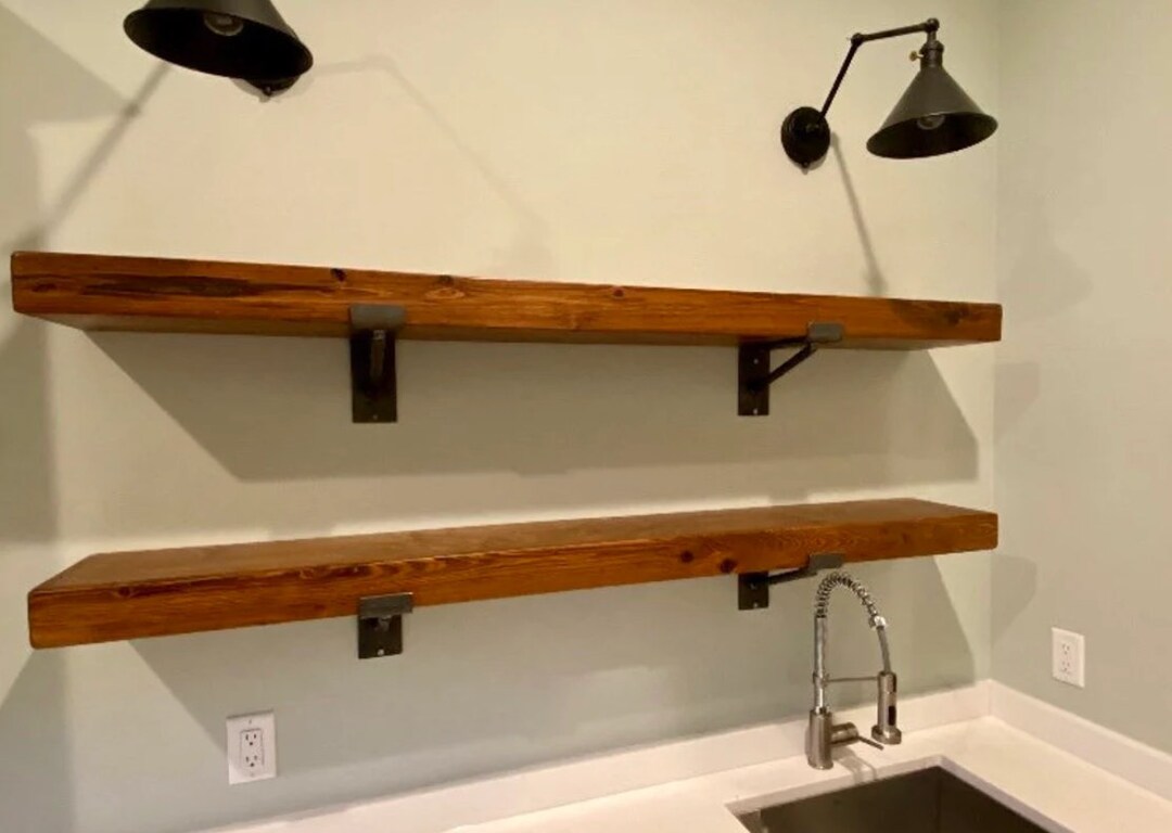 Rustic Shelf Support Bracket, Made From Three Inch Wide Stock Featuring ...