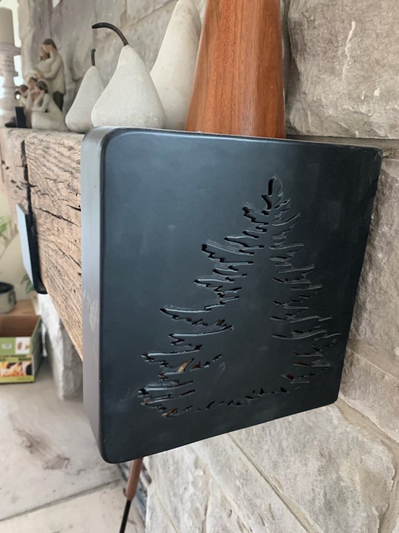 Mantle End Cap Decorative Metal Mantle Cap Rustic Decor for - Etsy