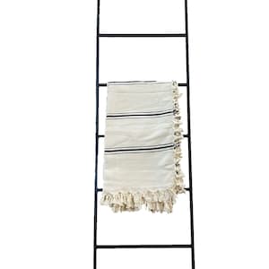 Cabin Blanket Ladder, Rustic Home Decor, Blanket Ladder, Iron Blanket ...