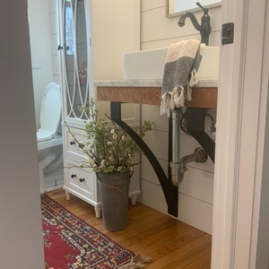 Heavy Duty Steel Vanity Support Bracket, Made to Order - Etsy