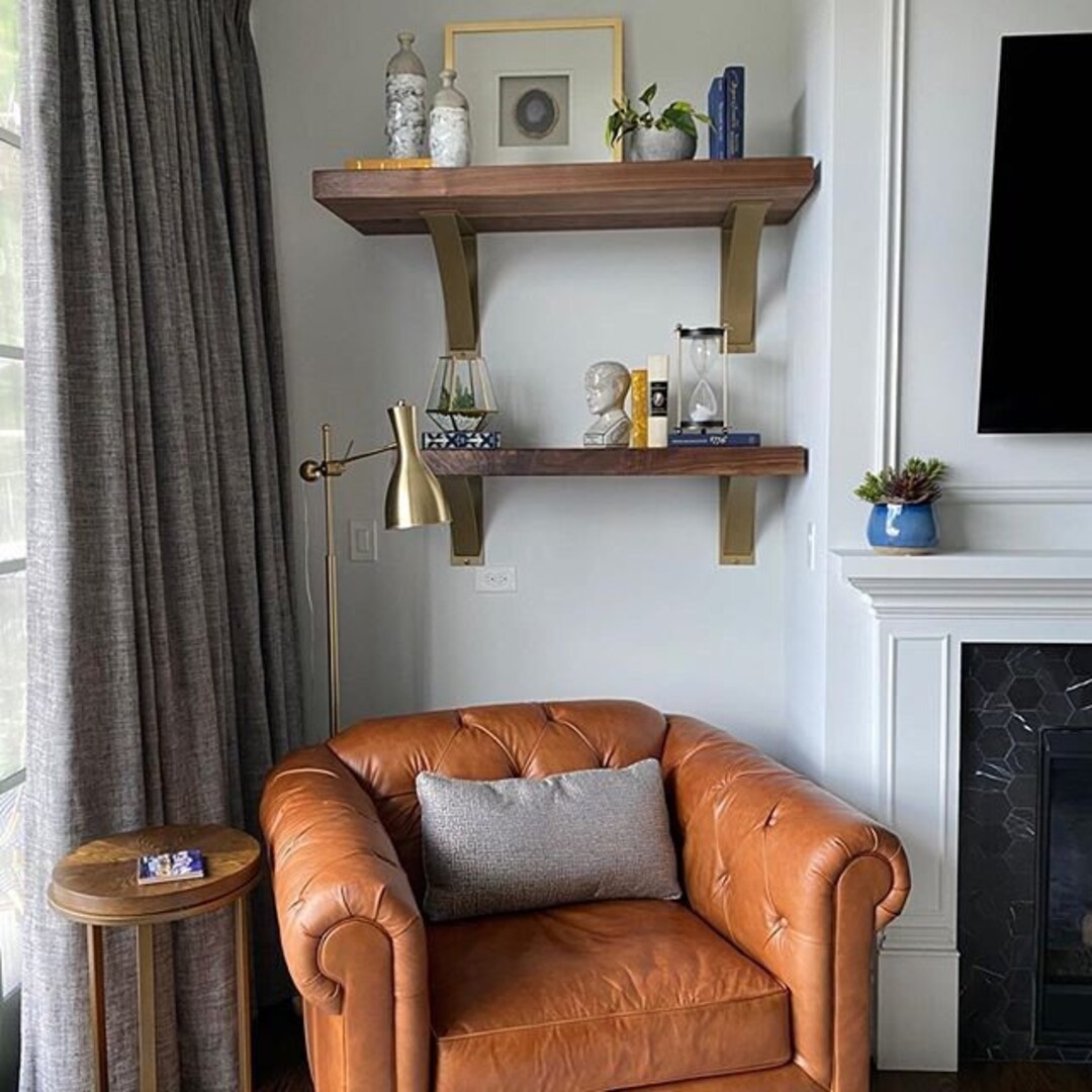 Heavy Duty Custom Steel Shelf Support Bracket - Handmade From 3 Inch ...