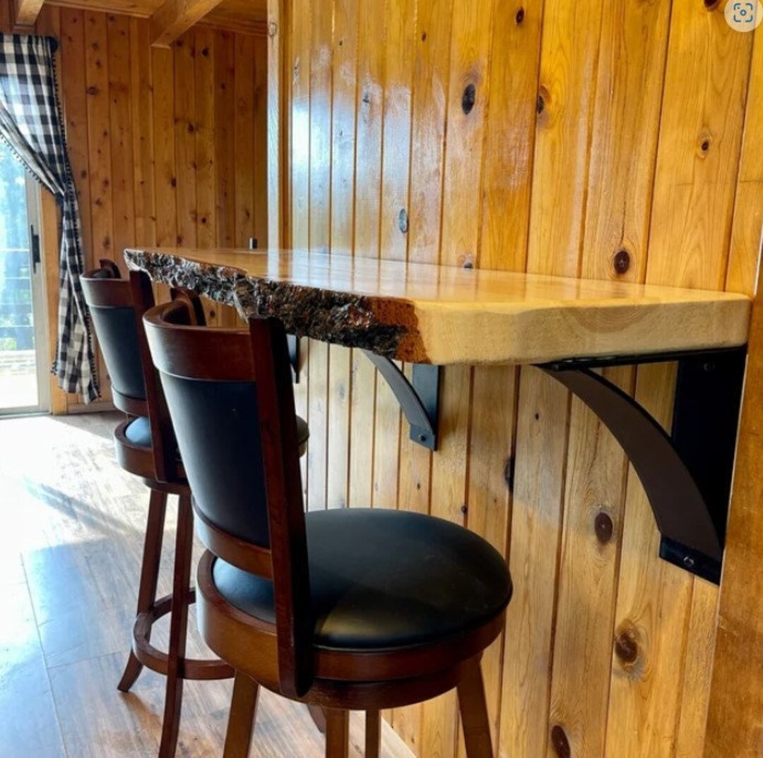 Metal Countertop Support Bracket Made From Four Inch Wide Steel With ...