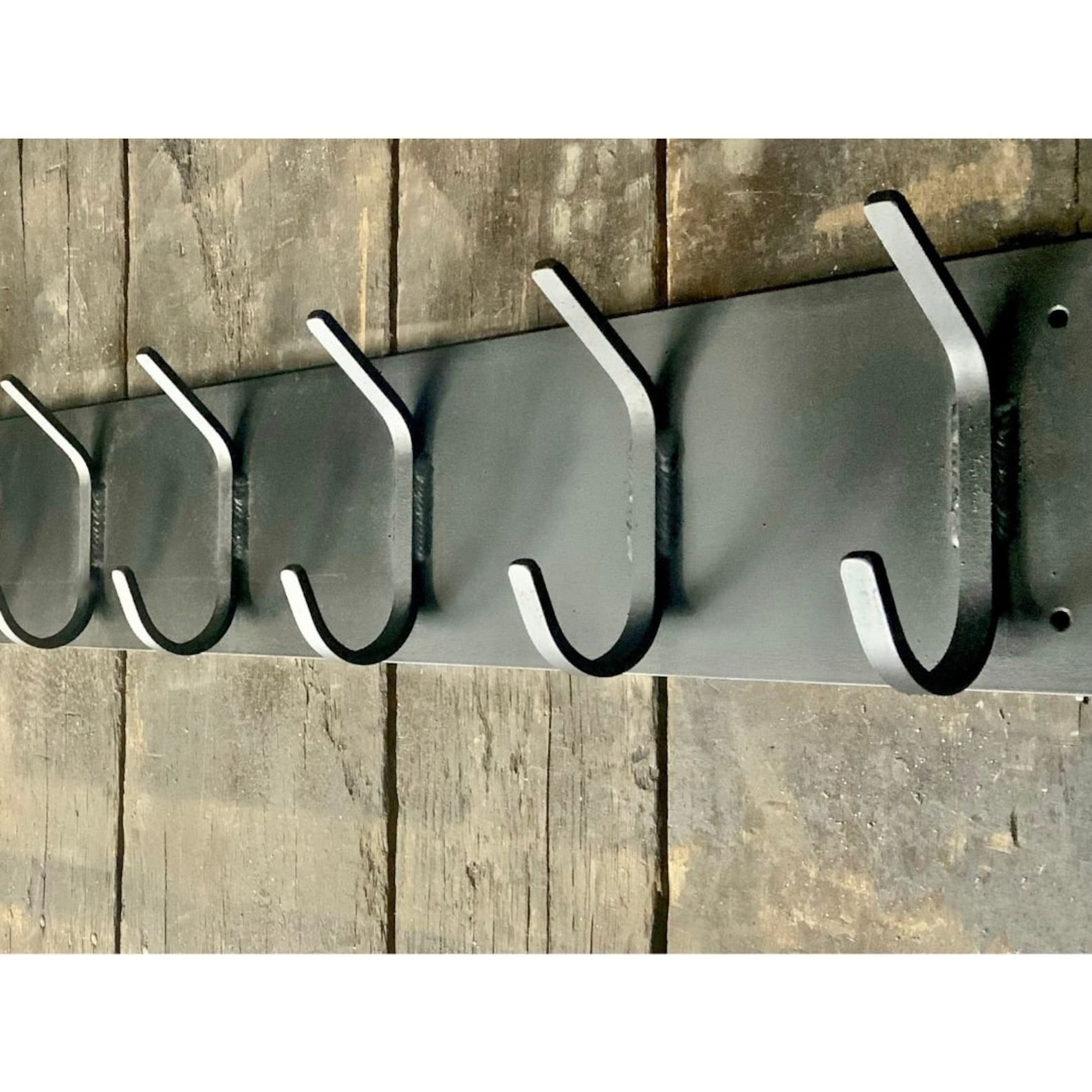 Metal Coat Rack Wall Mount Black Coat Rack With Hooks Steel - Etsy