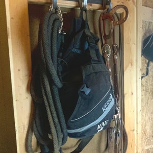 Horse Tack Hook Steel, Tack Organization, Stable Hook, Black Barn Hooks ...