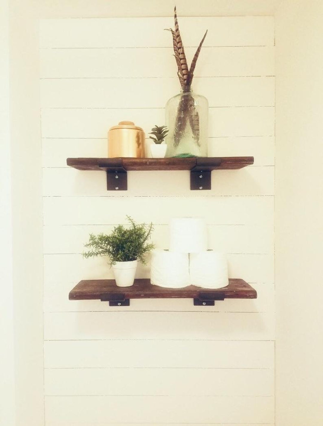 Sleek Four Inch Wide Z Shaped Shelf Support, Handcrafted From Quarter ...