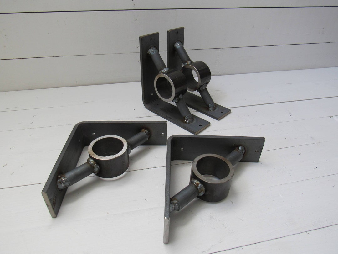 2 Inch Wide Modern Shelf Support Bracket, Made From Metal With Unique ...