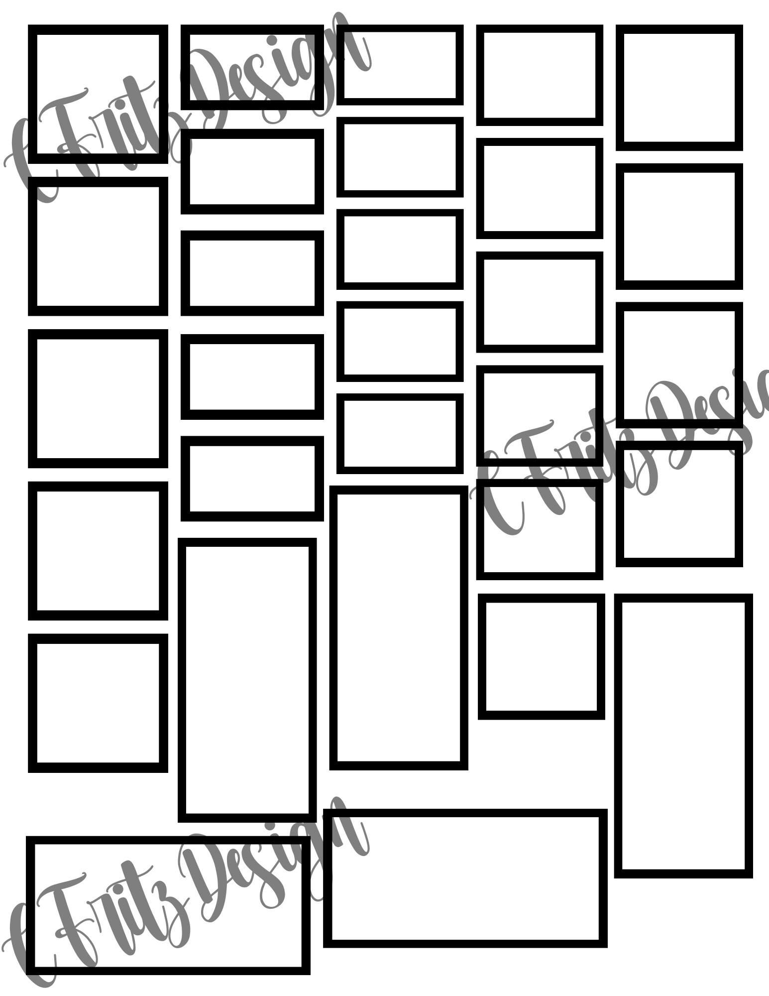 Classic Teacher Layout Printable Planner Boxes PDF PNG SVG Eps - Etsy ...