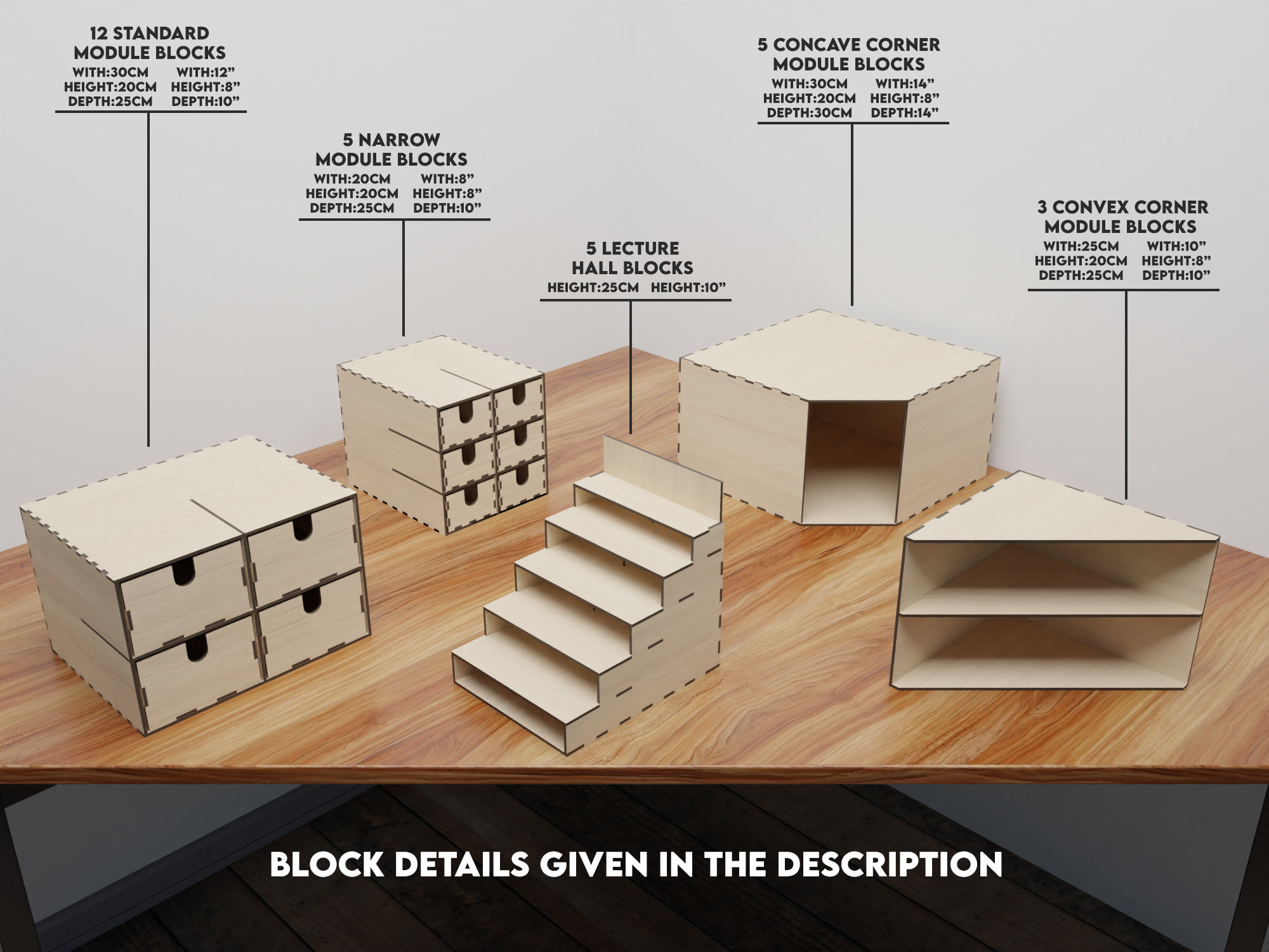 DIY Modular Hobby Workshop Table Organizer Boxes Choose - Etsy Canada