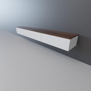 DIY Floating TV Unit Plan: Modern Wall-mounted Design (digital Download ...