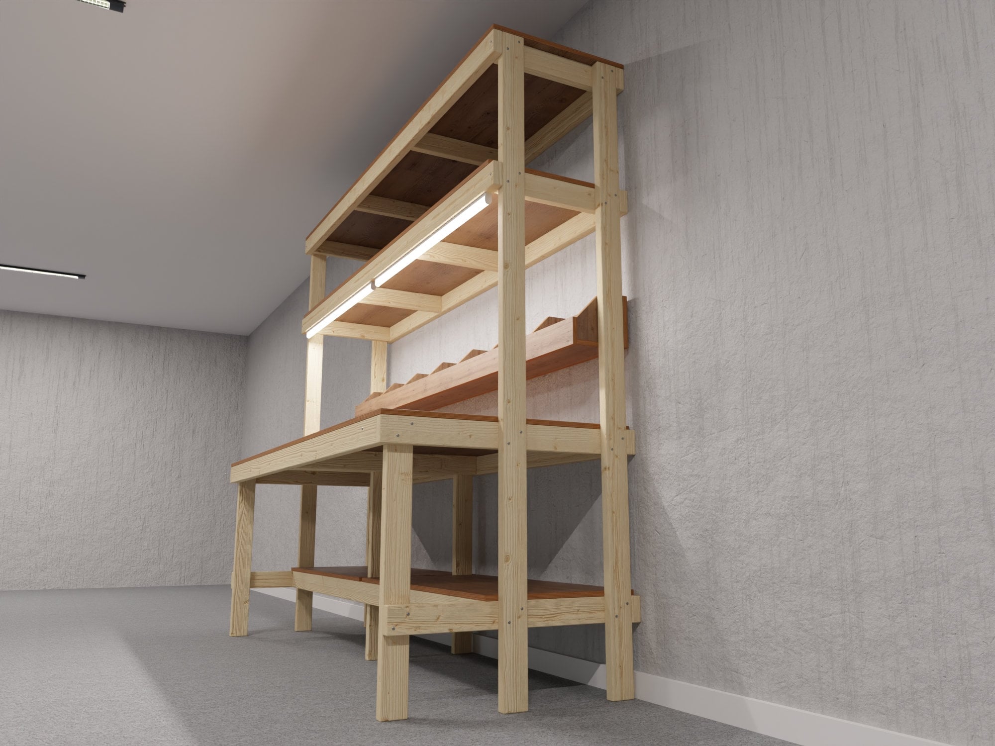 Diy Workbench Plans Shelf